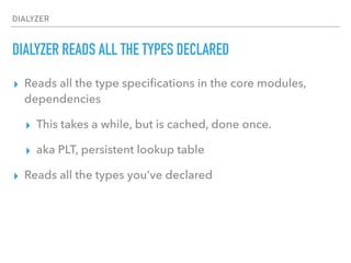 Elixir And Dialyzer Types And Typespecs Using And Understanding Them