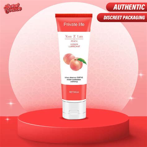 Secret Corner Private Life 60ml Peach Lubricant Sex Toy Anal Lube