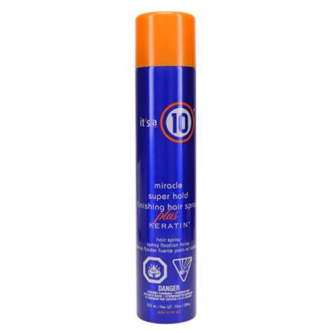 Its A 10 Super Hold Finish Spray Plus Keratin 10 Oz 10 Oz King Soopers