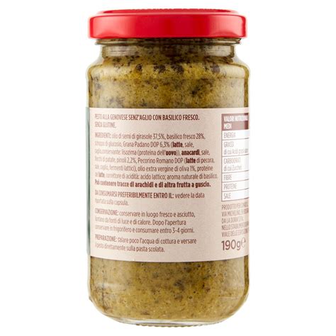 Pesto Alla Genovese Senza Aglio 190 G Conad Conad