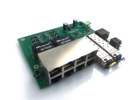 24 4 Port Gigabit Ethernet Switch Chip Supporting Energy Efficient Ethernet