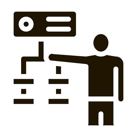 Gradual Algorithm Icon Vector Glyph Illustration 17509866 Vector Art At