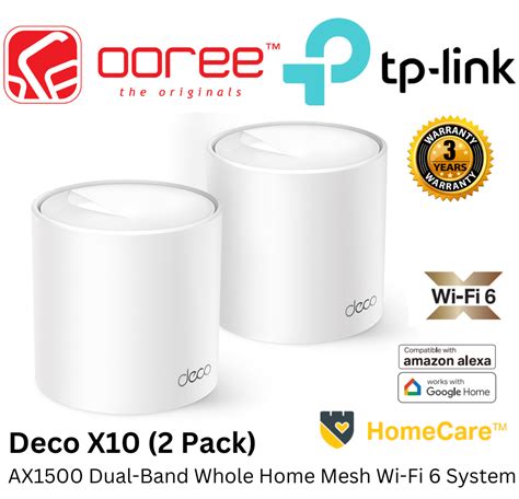 Tp Link Deco X Pack Pack Pack Deco X G G Dual Band Ax Whole Home