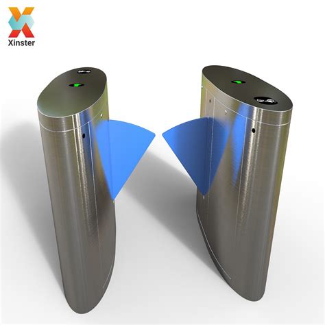 Automatic Fingerprint Turnstile Flap Barrier Gate Rfid Access Control System For Mrt Subway