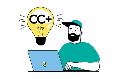 플랫 디자인에서 사람 장면이 있는 웹 개발 개념입니다 남자는 브레인스토밍 개발 및 다양한 프로그래밍 언어로 코딩합니다 소셜