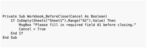 Excel Vba Codes That Make Sense To Run At Shut Down Hubpages