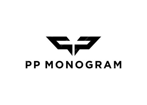 Premium Vector Pp Monogram Logo Design Vector Illustration