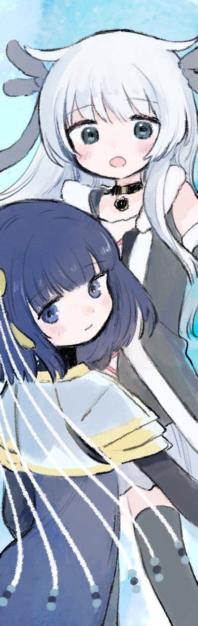 Nanami Yachiyo Azusa Mifuyu Nanami Yachiyo And Azusa Mifuyu Mahou Shoujo Madoka Magica And 1