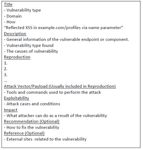 Beautiful Work How To Write A Vulnerability Report Memo