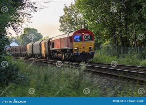 Db Schenker Liveried Class 66 No 66001 Editorial Photography Image Of