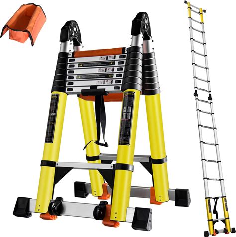 Folding Ladder 20ft65m Telescoping Ladder A Frame Aluminum Extension Ladder For Indoor Outdoor Folding Ladder 20ft65m Telescoping Ladder A Frame Aluminum Extension Ladder For Indoor Outdoor