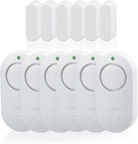 Amazon Com Door Window Alarm Toeeson DB Window Chime Alarms For Home White Door Alarms