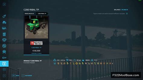 C280 Ribal Tp Farming Simulator 22 Mod Ls22 Mod Fs22 Mod
