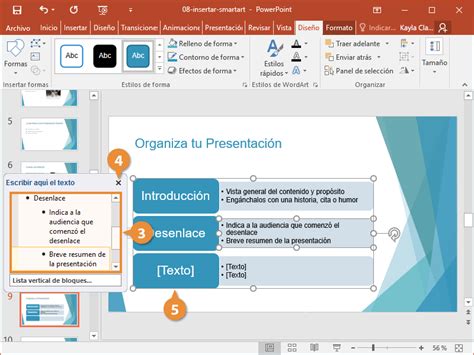 Insertar Smartart Customguide