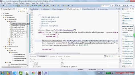 【activiti5学生请假流程系统】视频教程第十九讲java知识分享网 免费java资源下载 【activiti5学生请假流程系统】视频教程第十九讲java知识分享网 免费java资源下载