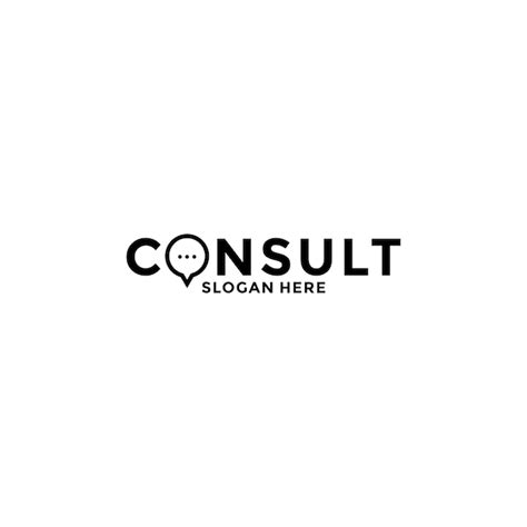 Premium Vector Consult Or Communication Logo Design Concept Business Logo Design