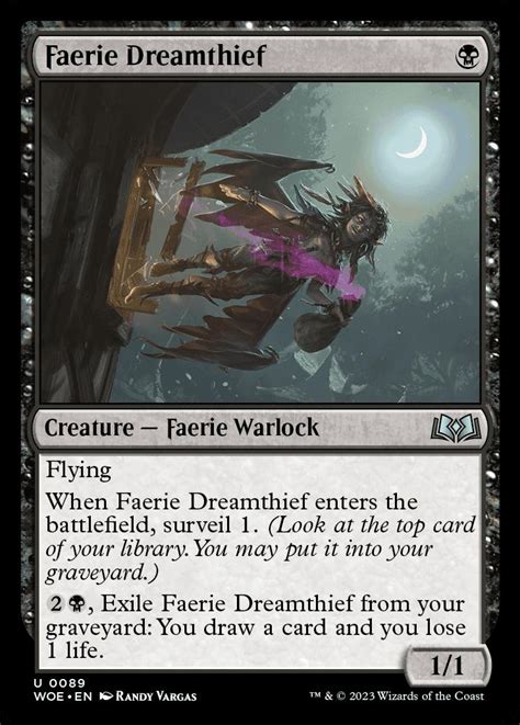 Faerie Dreamthief Wilds Of Eldraine Standard Card Kingdom