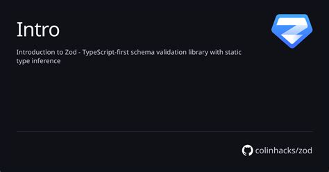 Intro Zod