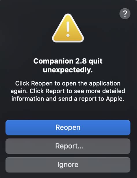 Mac Version Of Companion Crashes With Model File Open When Minimized · Issue 2825 · Edgetx