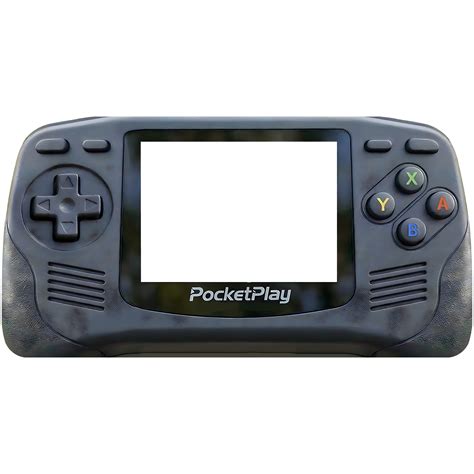 Pocket Play Advance Video Game Hand Held Toy Console Stand In Cardboar