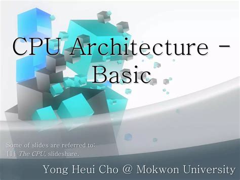 Cpu Architecture Basic Pptx