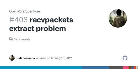 Recvpackets Extract Problem Issue OpenKore Openkore GitHub