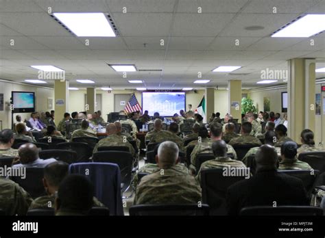 Leaders Participate In The In The Global Combat Support System Army