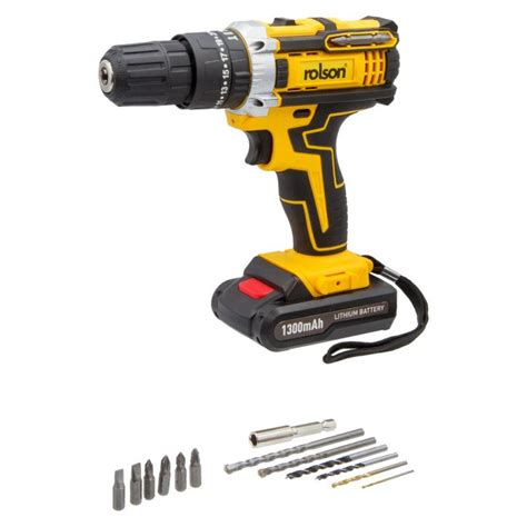 Rolson 18v Cordless Hammer Drill