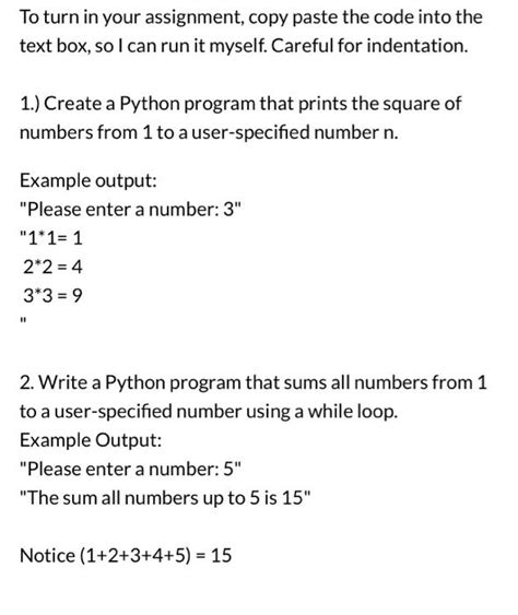 Solved To Turn In Your Assignment Copy Paste The Code Into