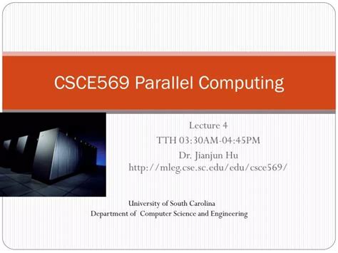 Ppt Csce569 Parallel Computing Powerpoint Presentation Free Download Id4341291