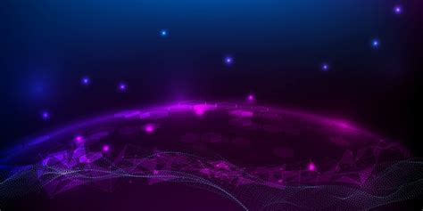 어두운 파란색 보라색 배경에 빛나는 지구본의 벡터 그림 디지털 통신 혁신 및 기술 개념 0명에 대한 스톡 벡터 아트 및 기타 이미지 0명 가상현실 가상현실 시뮬레이터