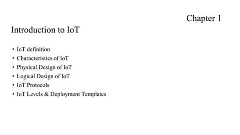 Iot Levels And Deployment Templates Pptx