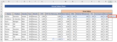 How To Calculate The Annual Salary In Excel 6 Steps