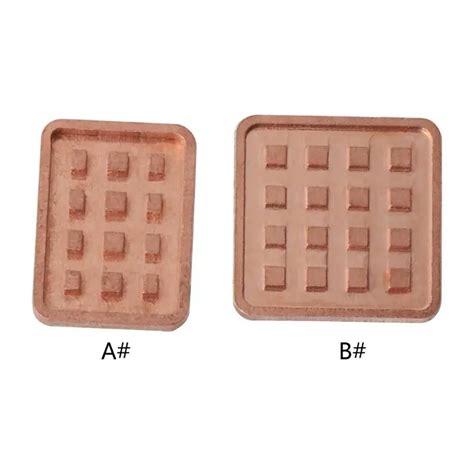 For 5pcs Copper Heat Sink For Vga Gpu Miniature Radiator Ddr3 Ram