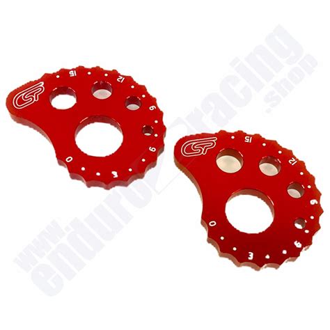 Factory Kettenspanner Exzenter Set Rot Sherco 300 St