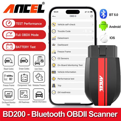 Ancel Bd200 Obd2 Scanner Bluetooth Code Reader Tool Carradio Ie