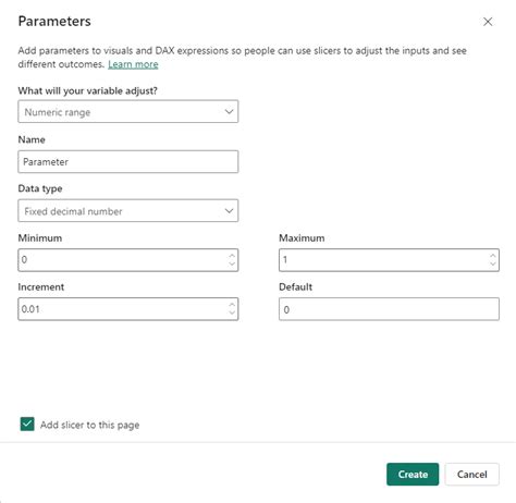 single value parameter slicer microsoft fabric community