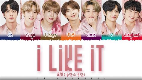 Bts 방탄소년단 I Like It 좋아요 Lyrics [color Coded Han Rom Eng] Youtube
