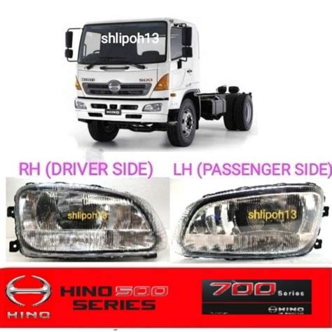 Hino Validus 500700 Series Truck Head Lamp Rhlh Shopee Malaysia