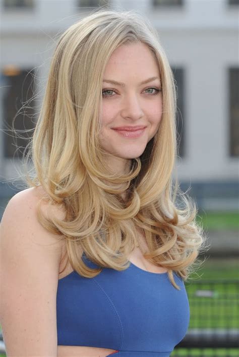 Amanda Seyfried Effortless Long Blonde Hair Natürlich Blond Schöne