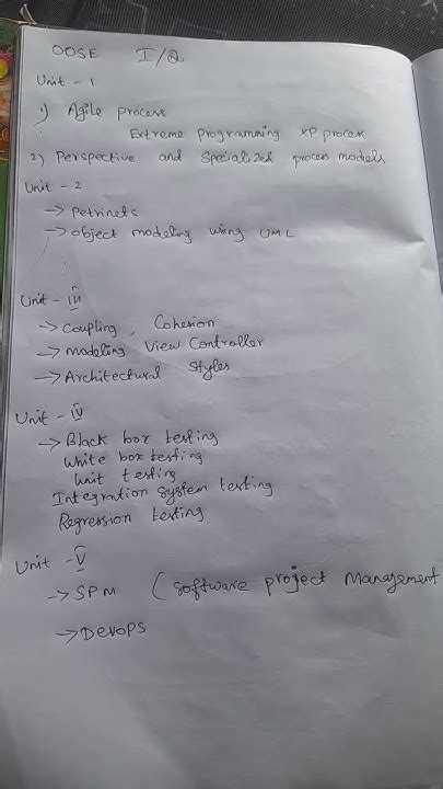 Ccs356 Oose Object Oriented Software Engineering Important Questions Ccs356ooseengineering