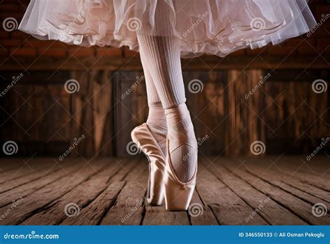 A Ballerina S Feet Stock Illustration Illustration Of Professional