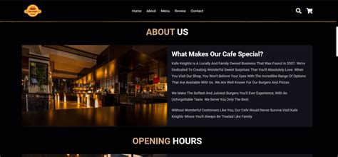 GitHub Merrick Cafe Web Application