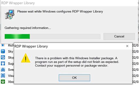 Uninstall Impossible After Msi Installer Issue Stascorp Rdpwrap GitHub