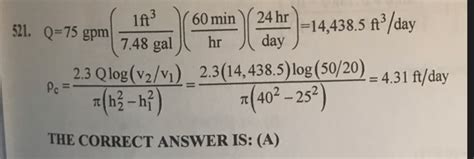 Pe Civil Ncees Practice Exam Well Problem R Pe Exam