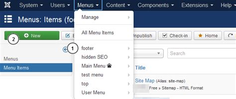 How To Create And Display Menus In Joomla Szoupi Web Design And Technology