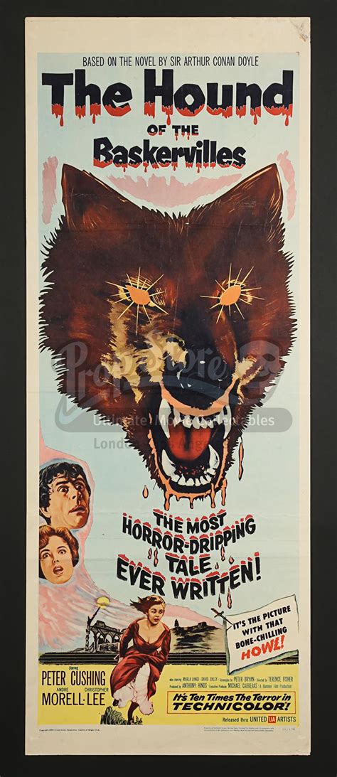 The Hound Of The Baskervilles 1959 Us Insert Poster 1959