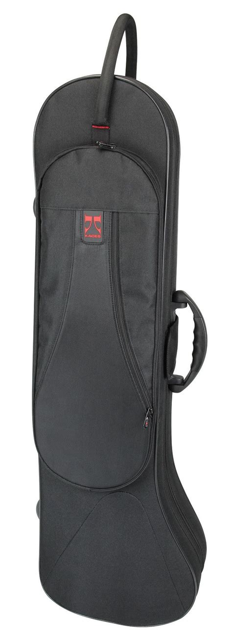 Kaces Lightweight Hardshell Trombone Case Black Trombone Music Case Case