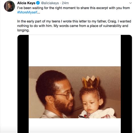 Alicia Keys Wanted ‘nothing To Do With Her Father In Teenage Letter