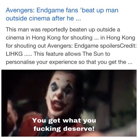 You Get What You Fucking Deserve Rmemes